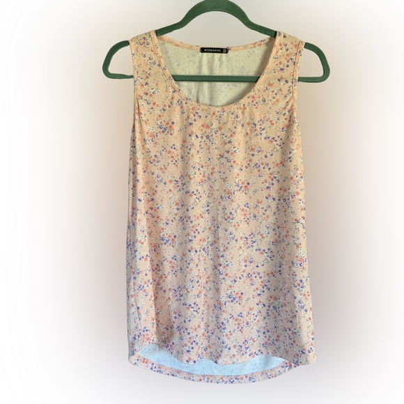 Staccato | Tops | Nwot Stacatto Pink Floral Tank M | Poshmark